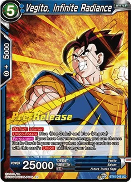 PRE RELEASE - Vegito, Infinite Radiance - BT10-046 — Card Masters