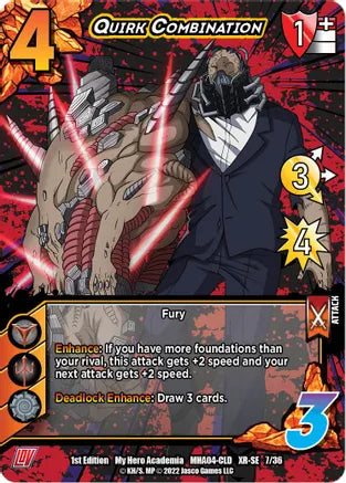 Quirk Combination (XR) - MHA04 — Card Masters