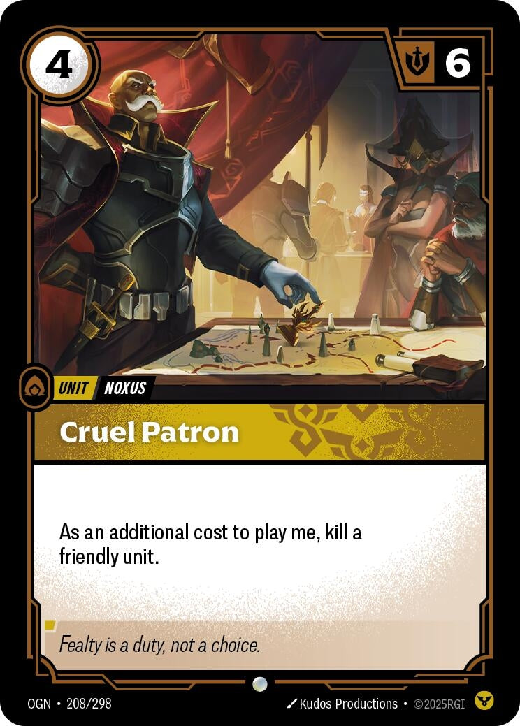 Cruel Patron (208/298) (Origins) — Card Masters