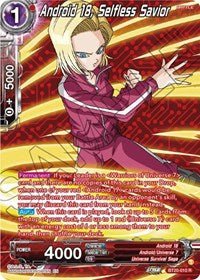 Android 18 Selfless Savior Silver Foil — Card Masters